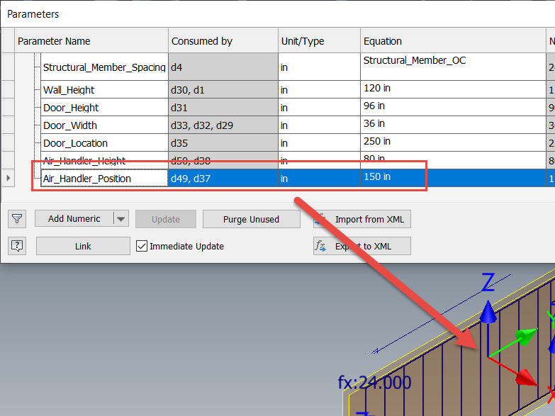 How to Parameterize the Location and Orientation of a UCS